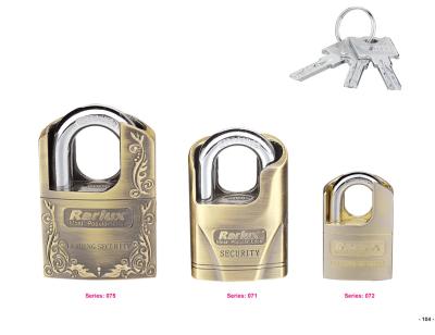 China Rarlux Waterproof Security Padlock Shackle Protected Cast Zinc Alloy Padlock for sale