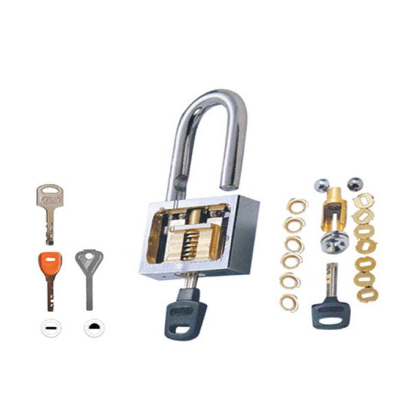 Quality 40-70mm High Security Padlock Brass Copper square Brass Padlock Solid Padlock for sale