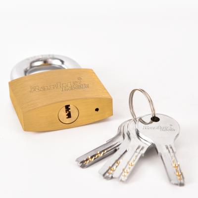 China 40mm Rarlux  Lock Top Security Cheap Copper Brass Padlock Candado with Computer Key for sale
