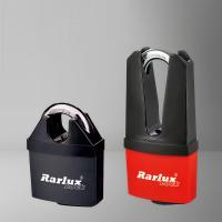 Quality Rarlux Waterproof Padlock Shackle Protected Disc Padlock with Plastic Cover High for sale
