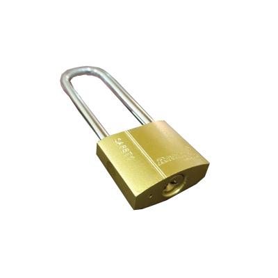 China Security 25mm Hardened Long Shackle Anti-cut Eco-Friendly Brass Cylinder Iron Padlock with 3 Keys for sale