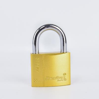 China Rarlux 25mm Mini Cheap Factory Price Brass Spray-paint Arc Type Iron Padlock With Double Blister Packing for sale