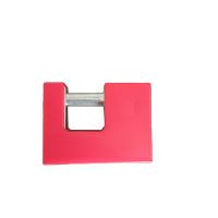 China 70/80/90mm Iron Padlock Plastic Cover Rectangular Lock Master Lock for sale