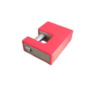 China 70/80/90mm Iron Padlock Plastic Cover Rectangular Lock Master Lock for sale