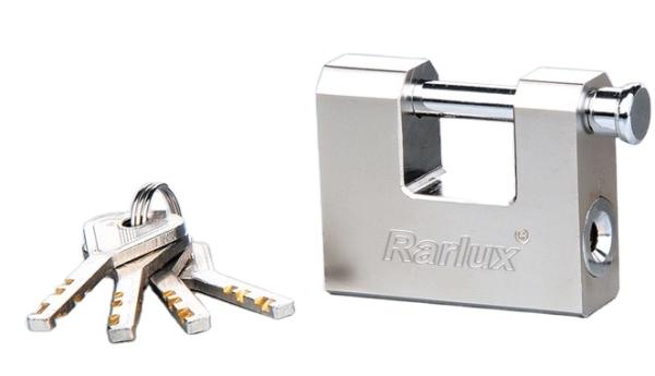 Quality Rarlux High Quality Nickel-plated Iron Anti-cut Padlock Vane Keys Rectangular for sale