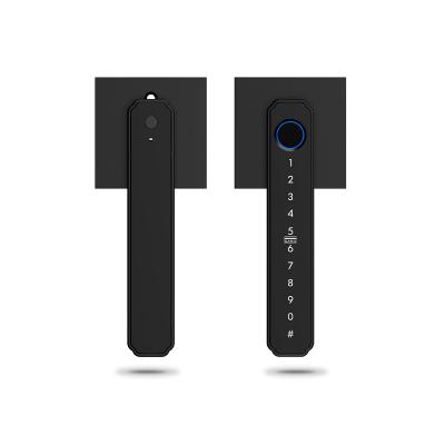 China Tuya  Smart Lock Electronic Keypad Entry Door Auto Lock Password Smart Handle Fingerprint Door Lock for sale