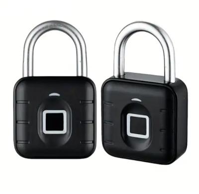 China Factory Selling Smart Finger Print Padlock Waterproof Padlock Travel Luggage Suitcase Security Door Locks Smart Electronic for sale