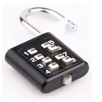 China ZARLUX Zinc Alloy 8 Button Password Gym Cabinet Keyless Lock Code Combination Padlock Model G4 for sale