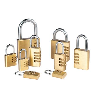 China Rarlux 4 Digits Password  Luggage Bag Copper Tsa Padlock Code Padlock Brass Combination Padlock for sale