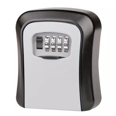 China Key Storage Outdoor 4 Digits Wall Mounted Combination Key Lock Box Key Lock Safe Box for sale