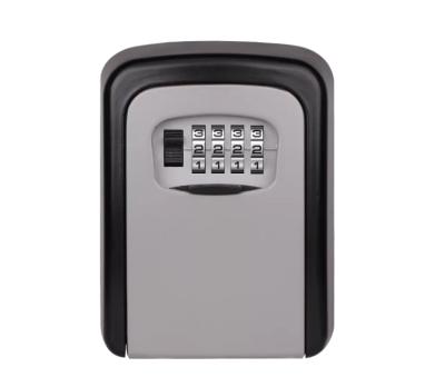 China Outdoor 4 Digits Key Security Lock Box Wall Mounted Combination Key Storage for sale