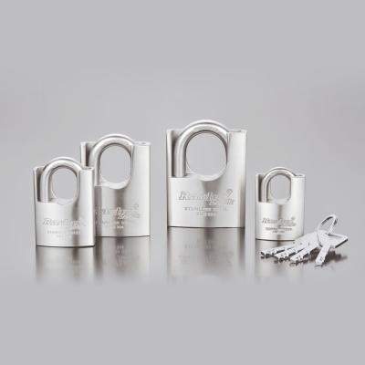 China SHACKLE PROTECTED STAINLESS STEEL PADLOCK WITH COMPUTER KEY for sale