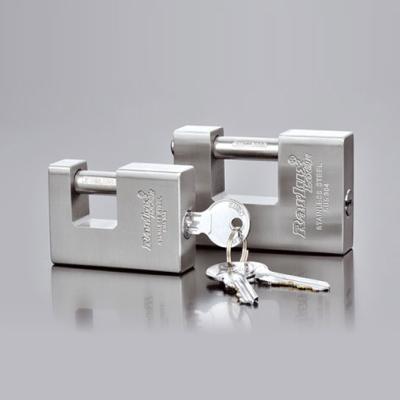 China WITH COMPUTER KEY STAINLESS STEEL RECTANGULAR PADLOCK for sale
