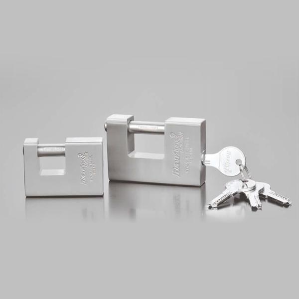 Quality WITH COMPUTER KEY STAINLESS STEEL RECTANGULAR PADLOCK for sale