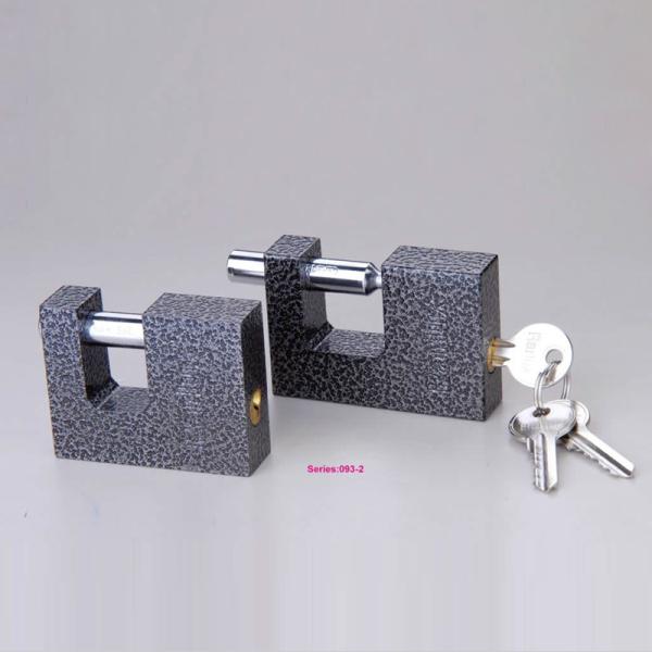 Quality PLASTIC PAINTED RECTANGULAR PADLOCK for sale
