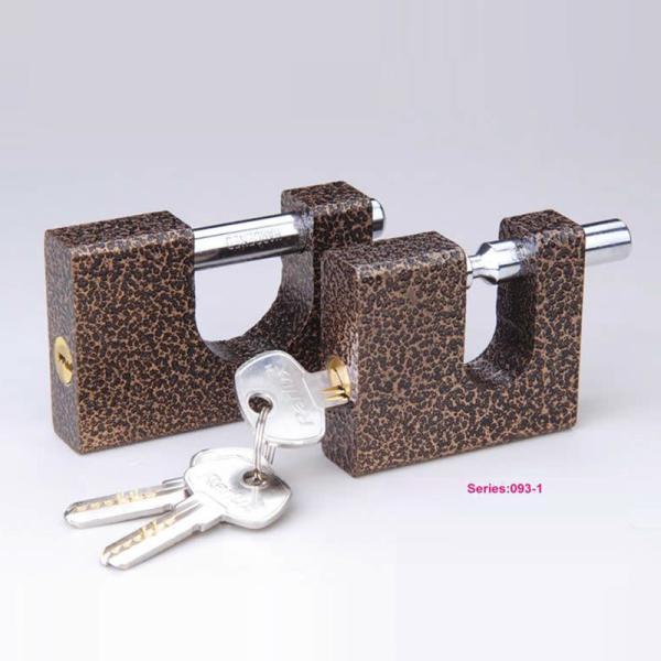 Quality PLASTIC PAINTED RECTANGULAR PADLOCK for sale