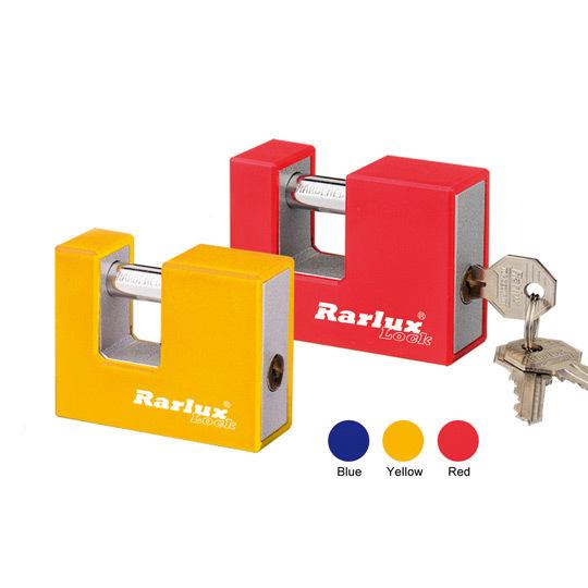 Quality PLASTIG COVERED RECTANGULAR PADLOCK for sale