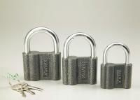 China PLASTIC PAINTED PATTERN IRON PADLOCK for sale