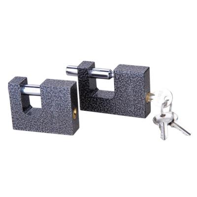 China PLASTIC PAINTED RECTANGULAR PADLOCK for sale