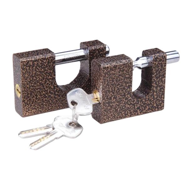 Quality PLASTIC PAINTED RECTANGULAR PADLOCK for sale