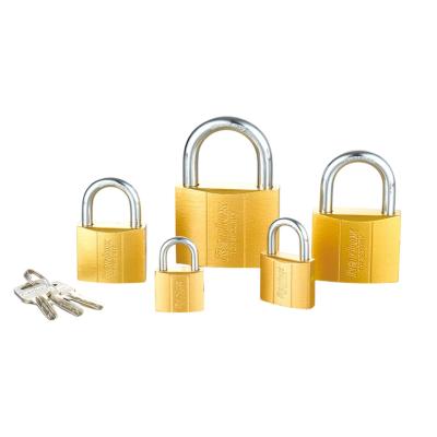 China BRASS SPRAY PAINTED IRON PADLOCK WITH AUTOMIC KEY for sale