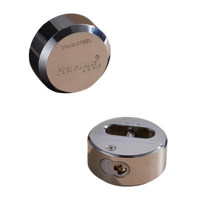 China SOLID STEEL HIDDEN SHACKLE PADLOCK [PUCK PADLOCK] for sale