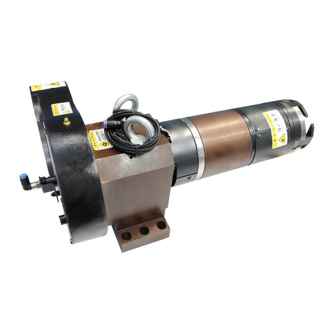 Four-Jaw Double-Action Pneumatic Precision Rotary Feeding Chuck R125s For Metal Processing For Industrial Machinery Laser Cutting Chuck With Wide Clamping Range
