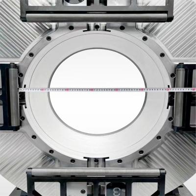 중국 레이저 파이프 절단기를 위한 주요 척 압축 공기를 넣은 선반 척 4 턱 큰 크기 판매용
