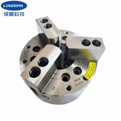 China Super Long 3-Jaw Stroke Power Chuck for Steel Pipe Cutting Machine Accessories for sale