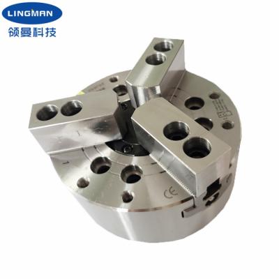 China Hoge snelheid 3 Kaakmacht Chuck Hydraulic Power Chuck met Holle Structuur voor CNC Draaibank Te koop