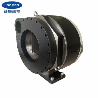 China Square Hole Pneumatic Rotary Chuck Full Stroke Main Chuck Of Laser Pipe Cutter for sale