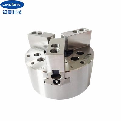 China 4 torno hueco estupendo del CNC de Chuck For de la energía hydráulica del mandíbula de la tirada 3 de la pulgada en venta