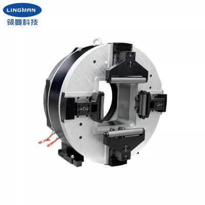 China Full Stroke F245DF Main Chuck 4 Jaws Pneumatic Laser Chuck for sale