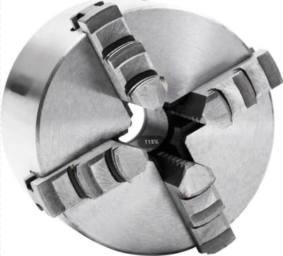 China 4 Kiefer selbstzentrierender Chuck Manuelle Drehmaschine CNC 250 mm zu verkaufen