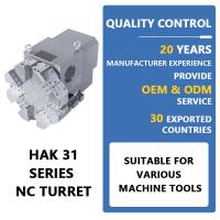 China HAK31 Series 6/8 Position NC Turret with 600-4000 N.m Torque and 63-160mm Center Height for sale