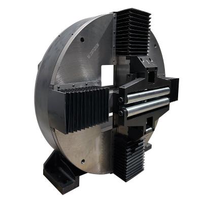 China Lingman Laser Chuck 220 With 4 Jaws For Pipe Laser Fully Enclosed Integrated Front Chuck F245DF For Tube Cutting Machine for sale