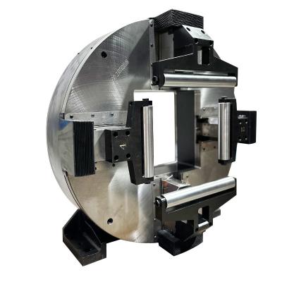 China Lingman Laser Chuck 220 With 4 Jaws For Pipe Laser Fully Enclosed Integrated Front Chuck F245DF For Tube Cutting Machine for sale
