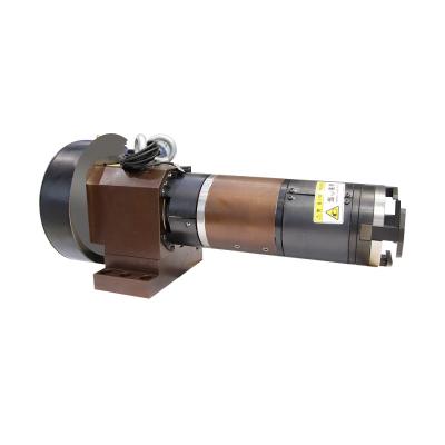 China Four-Jaw Double-Action Pneumatic Precision Rotary Feeding Chuck R125C For Metal Processing  For Industrial Machinery Laser Cutting Chuck With Wide Clamping Range for sale