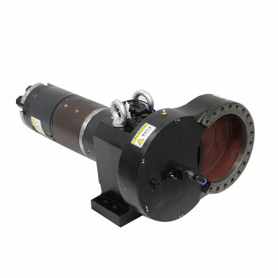 중국 Four-Jaw Double-Action Pneumatic Precision Rotary Feeding Chuck R125C For Metal Processing  For Industrial Machinery Laser Cutting Chuck With Wide Clamping Range 판매용