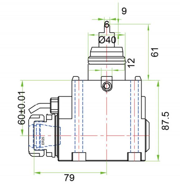 BMT40/90/ER25 Power Tool Holder CNC Lathe Tool Holder For Precision Machining
