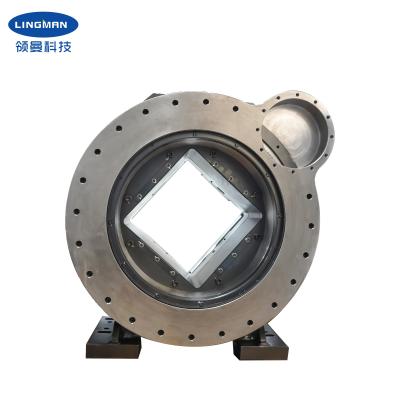 China 290mm Präzisions-Vierkantloch-Vollhub-CNC-Frontfutter für Rohrschneider zu verkaufen