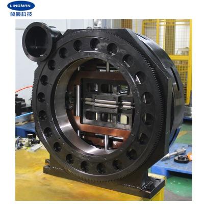 중국 180mm 클로 스트로크 및 4.5KN 클램핑력을 갖춘 4조 공압 척, 레이저 파이프 절단용 판매용