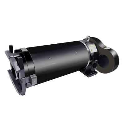 China Lingman Laser Feeding Chuck 240T Four Jaws  Laser Pipe Cutting Pneumatic Chuck for sale