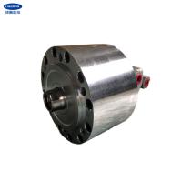 China Lingman F245DF 4 Jaw Pneumatic Laser Rotary Chuck 0.05mm Accuracy 150r/min for Pipe Cutting for sale