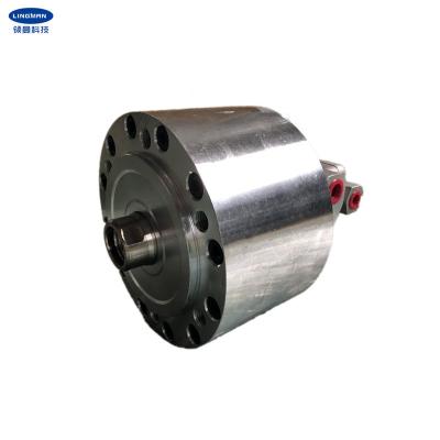 China Black Pneumatic Chuck Incorporating Pneumatic Clamping Method Optimized for Metalworking and Precision Engineering for sale