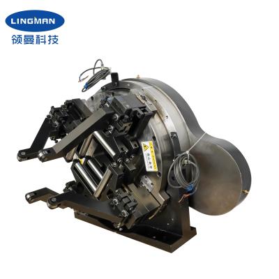 China Lingman Laser  Bevel Cutting Chuck 120mm 170mm 230mm 290mm Clamping Range Pneumatic For Tube Cutting Machine for sale
