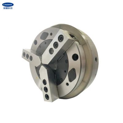 China 120Kg Weight of Rotating Part Laser Rotary Chuck with Pneumatic Clamping and 0.05mm Centering Accuracy for Laser Pipe Cutting for sale