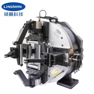 China 170mm Jaw Stroke Zero Tail Rotary Pneumatic Laser Chuck with 1.2KN Clamping Force for Fiber Laser Cutting Machine for sale