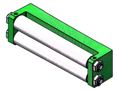 China Stainless Steel HRC40 Hardness Customizable Laser Chuck Roller Frame Assembly for CNC Lathe for sale