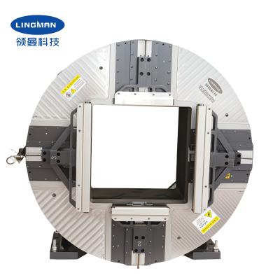 China Heavy Duty 520mm Pneumatic Rotary Laser Chuck with 13KN Max Clamping Force and 4 Jaws for Fiber Laser Cutting for sale